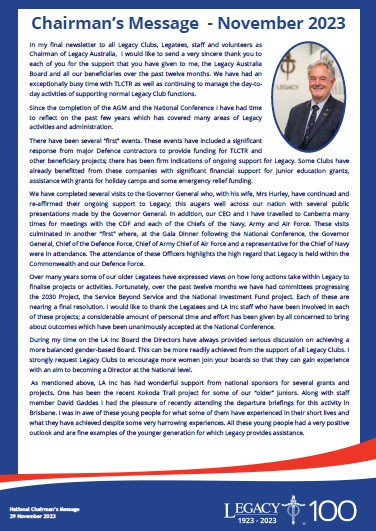 Hot Topics – Legatee Guide